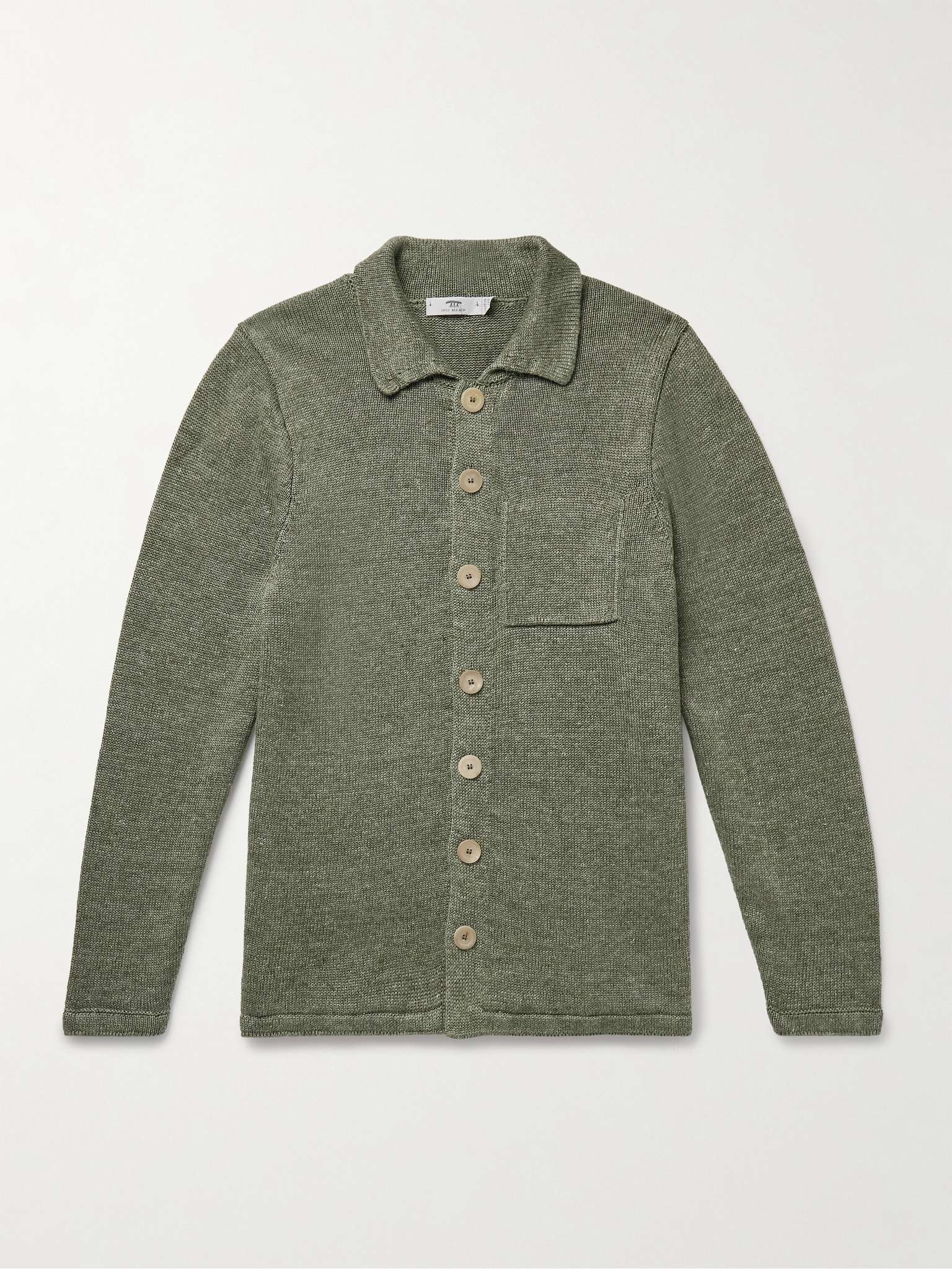 INIS MEÁIN Linen Cardigan for Men | MR PORTER