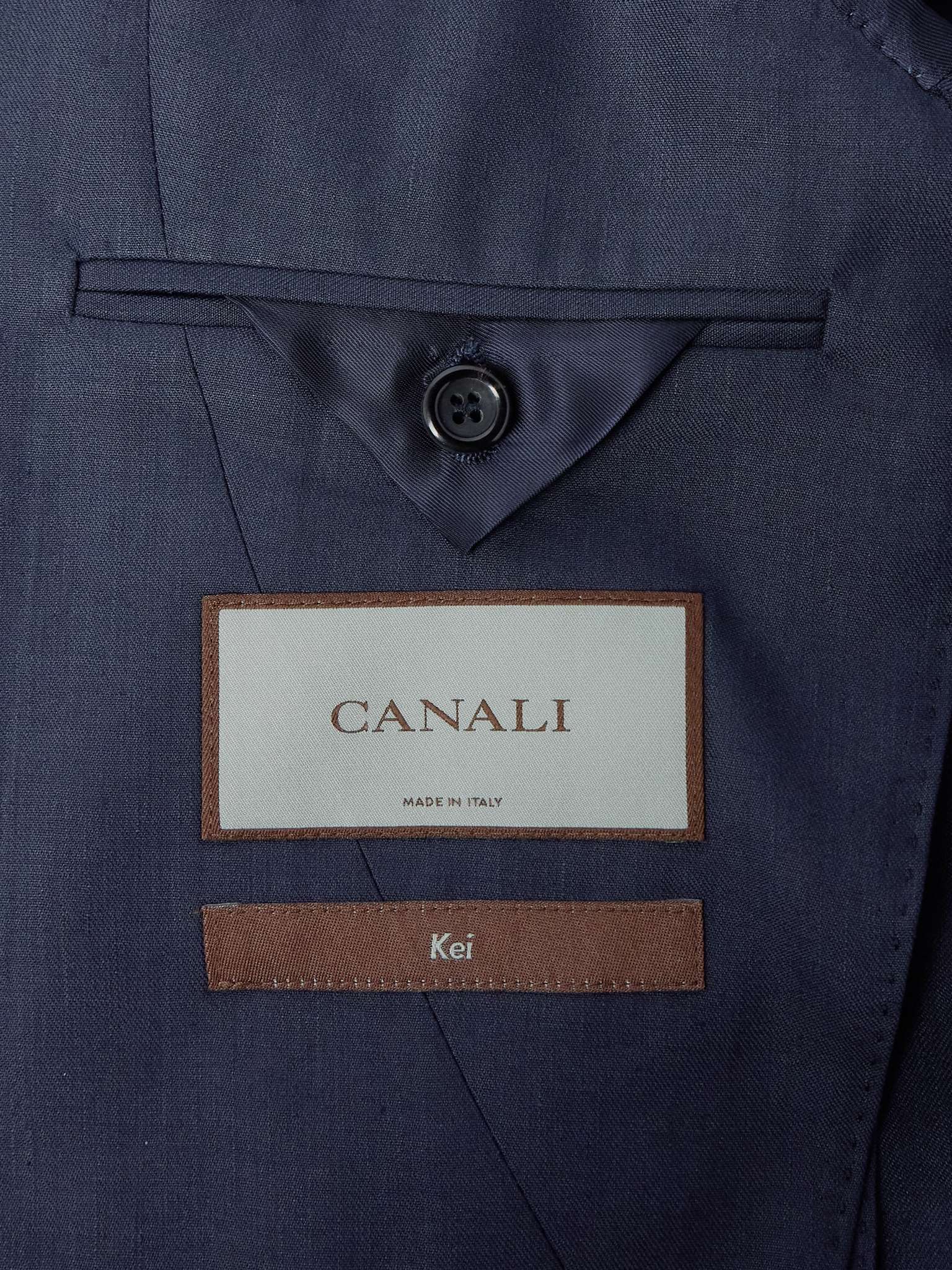 CANALI Kei Linen and Wool-Blend Suit Jacket for Men | MR PORTER