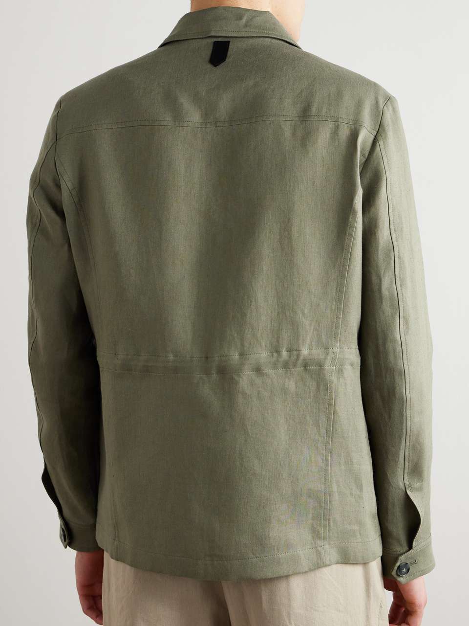 CANALI Linen-Canvas Jacket for Men | MR PORTER