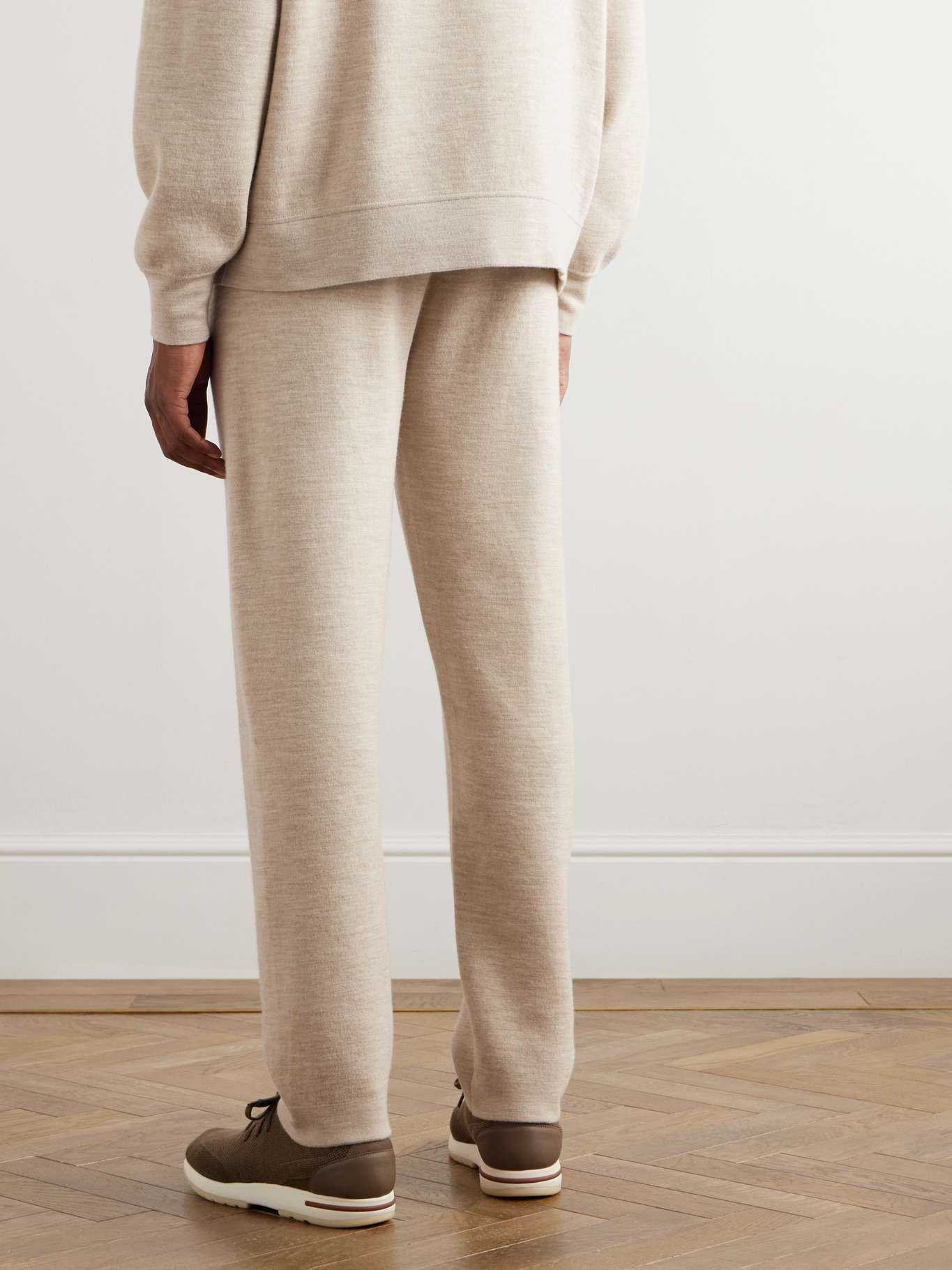 LORO PIANA Sassiglioni Straight-Leg Wool Sweatpants for Men | MR PORTER