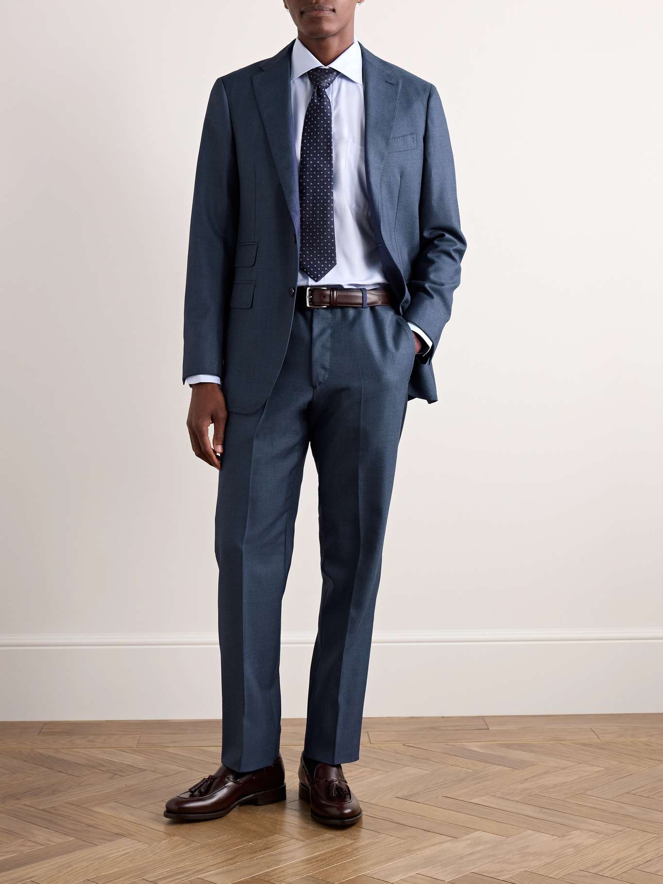 SID MASHBURN Kincaid No. 3 Slim-Fit Sharkskin Wool Suit for Men | MR PORTER