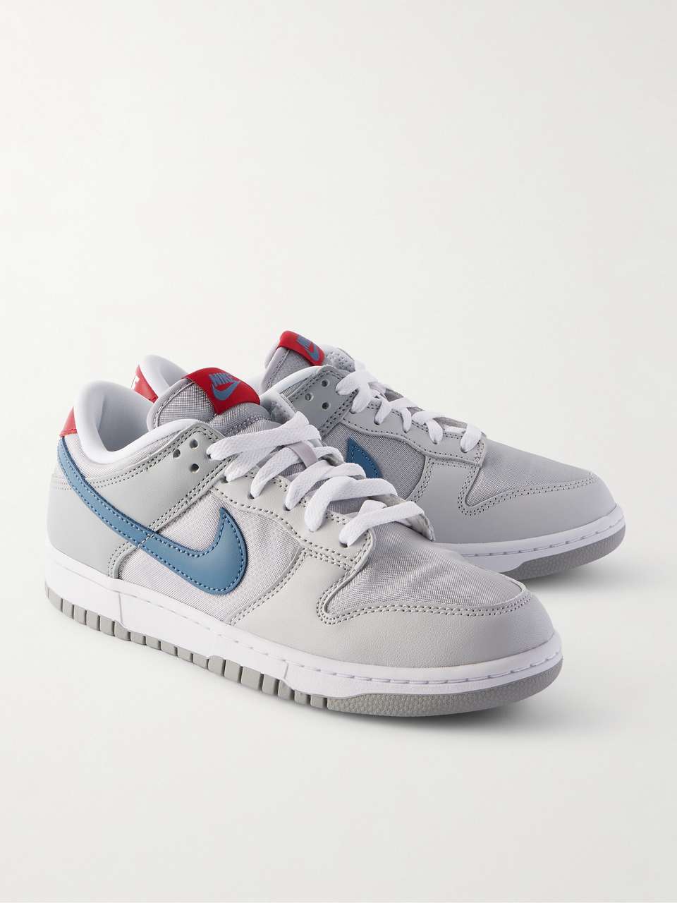 NIKE Dunk Low Mesh and Leather Sneakers for Men | MR PORTER