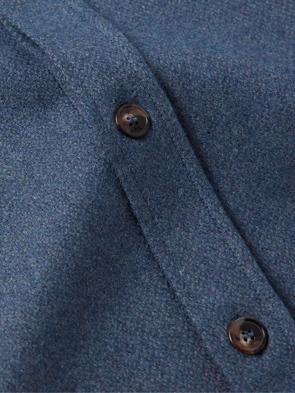 A.P.C. Bobby Wool-Blend Flannel Shirt for Men | MR PORTER
