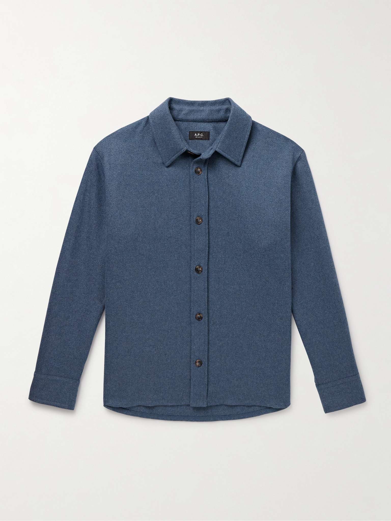 A.P.C. Bobby Wool-Blend Flannel Shirt for Men | MR PORTER
