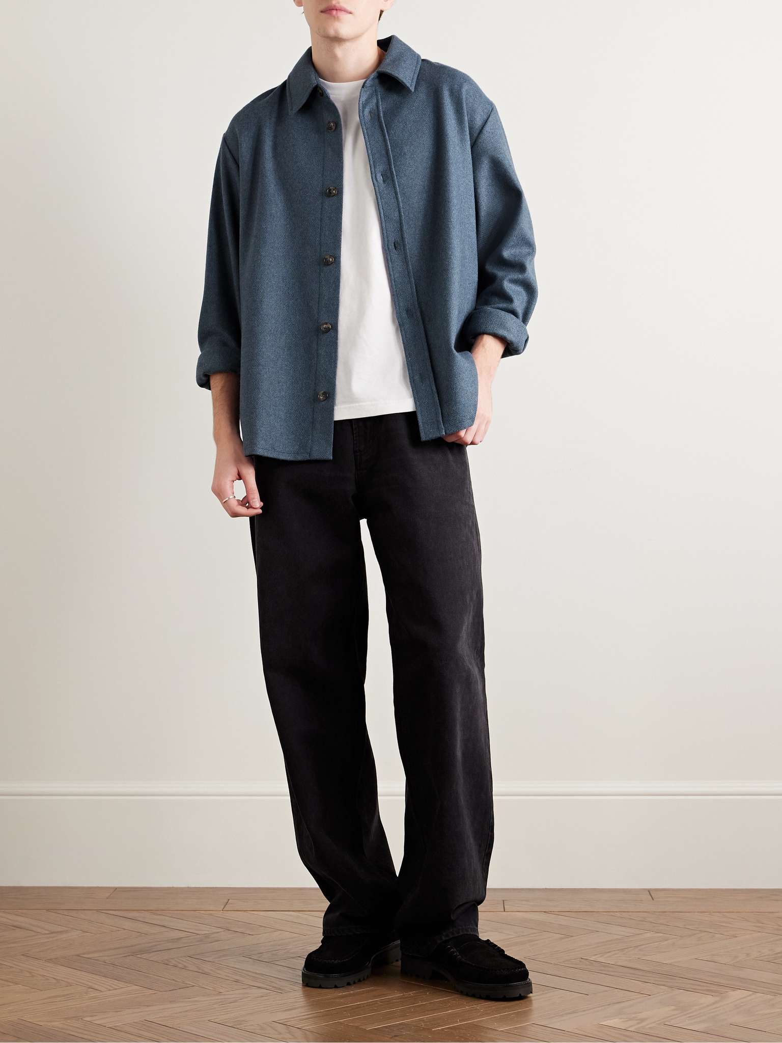 A.P.C. Bobby Wool-Blend Flannel Shirt for Men | MR PORTER