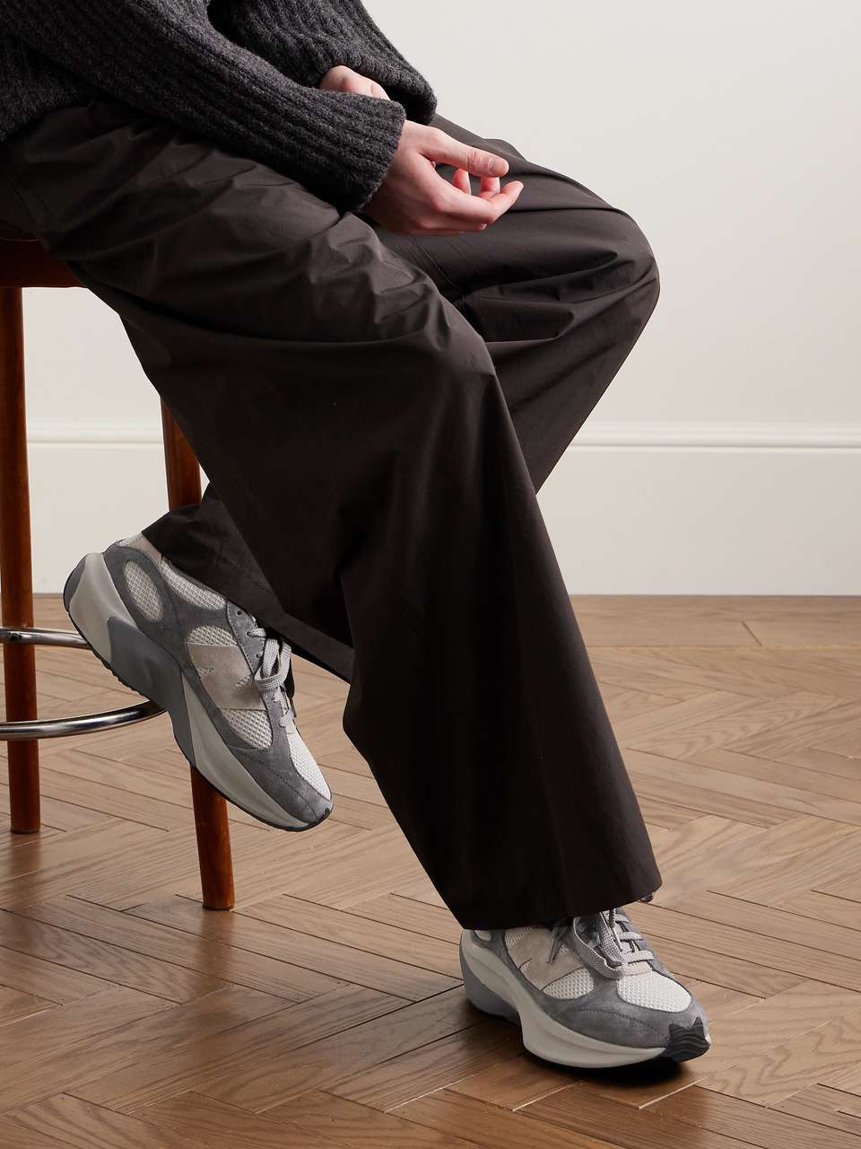 NEW BALANCE WRPD Runner Suede and Mesh Sneakers for Men | MR PORTER