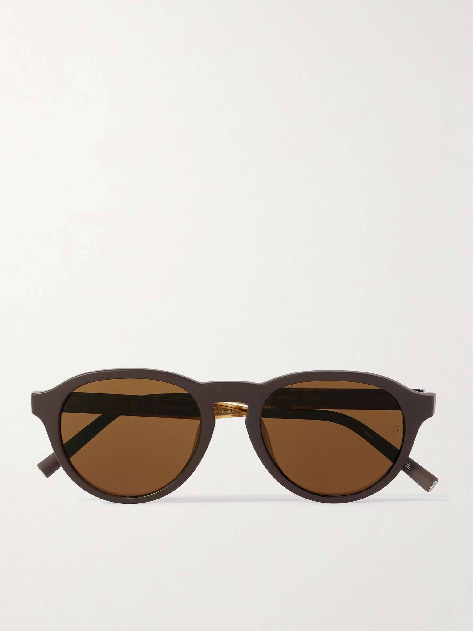 OLIVER PEOPLES + Roger Federer R-8 Round-Frame Acetate Sunglasses for ...