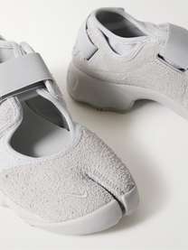 NIKE Air Rift Split-Toe Brushed-Suede and Mesh Sneakers for Men | MR PORTER