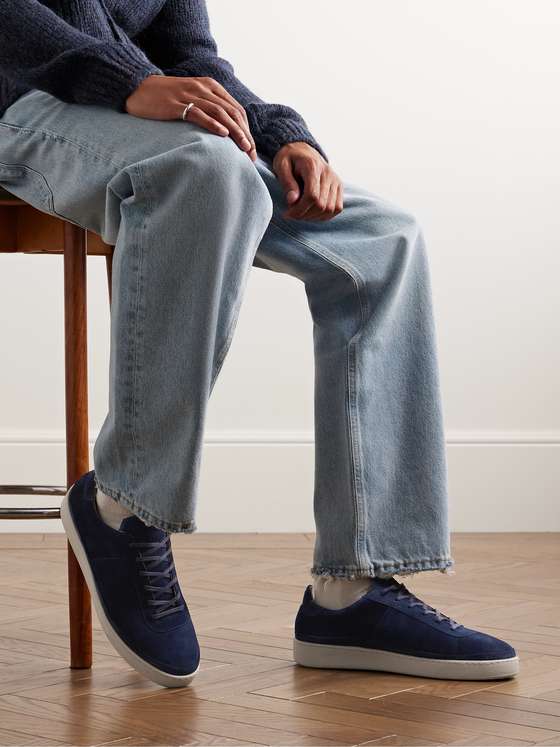 MULO Waxed-Suede Sneakers for Men | MR PORTER