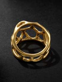 ALEX MOSS NEW YORK Symbiote 14-Karat Gold Ring for Men | MR PORTER