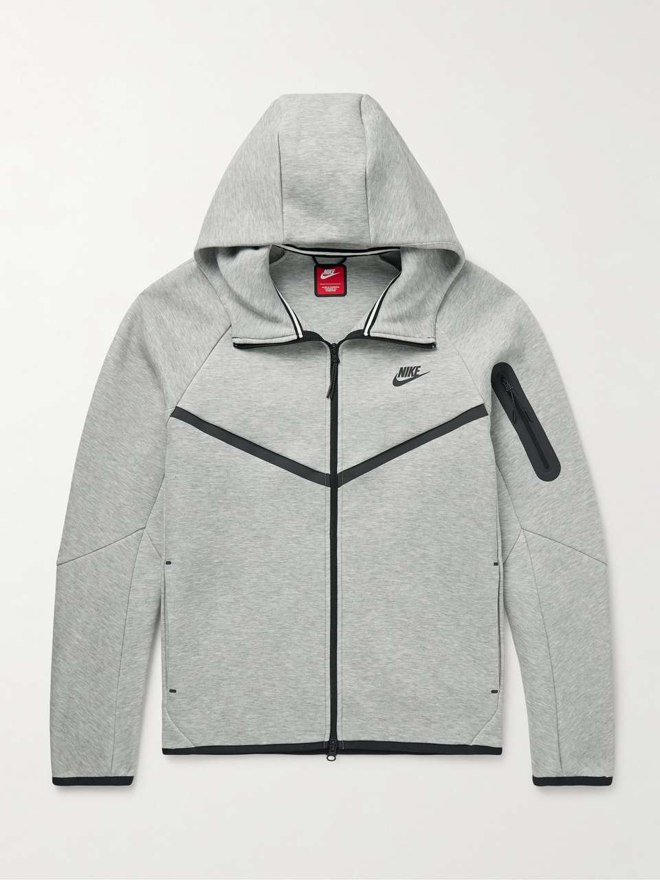NIKE Logo-Print Cotton-Blend Tech Fleece Zip-Up Hoodie for Men | MR PORTER