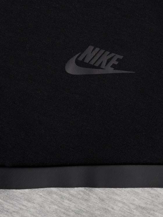 Black Windrunner Logo-Print Cotton-Blend Tech Fleece Zip-Up Hoodie | NIKE | MR PORTER