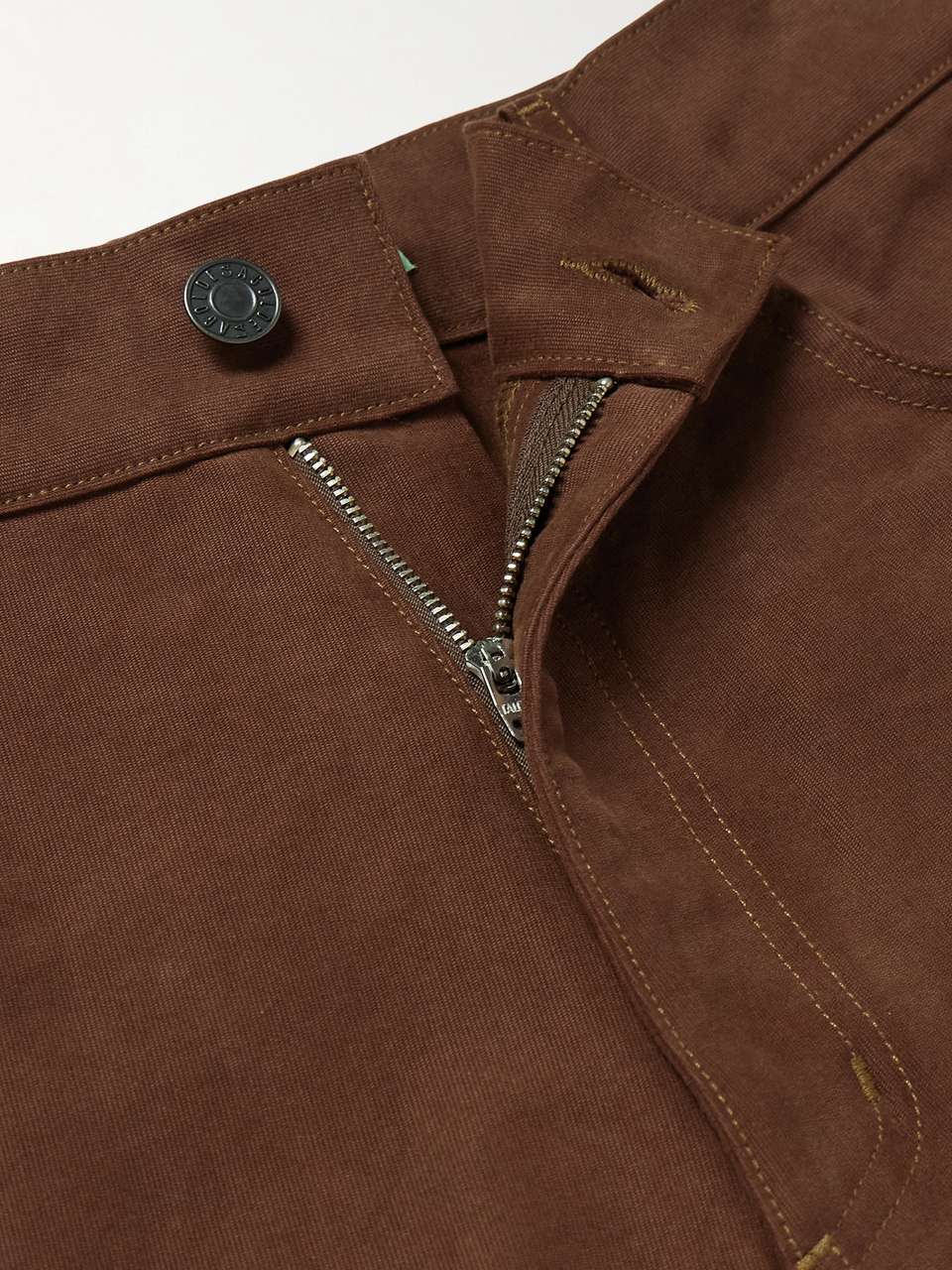 AGOLDE + RSVP GALLERY Ewing Straight-Leg Cotton-Twill Carpenter ...