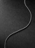 ALEX MOSS NEW YORK 18-inch 14-Karat White Gold Ball Chain Necklace for ...