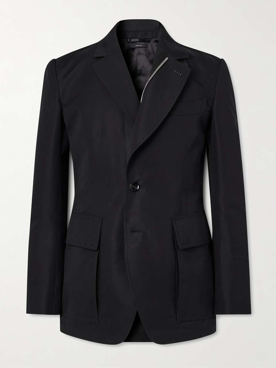 TOM FORD Cotton-Blend Twill Zip-Up Blazer for Men | MR PORTER