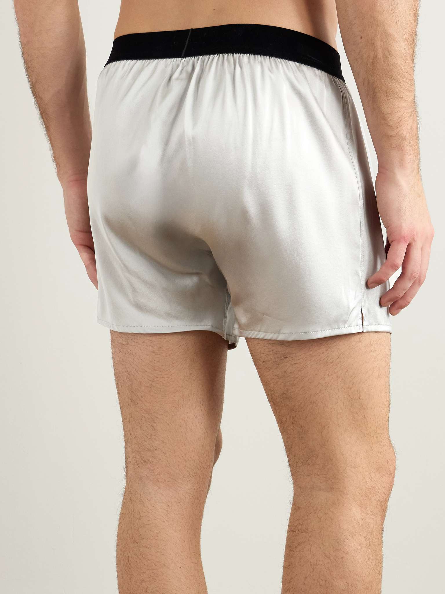 TOM FORD Stretch-Silk Satin Boxers for Men | MR PORTER