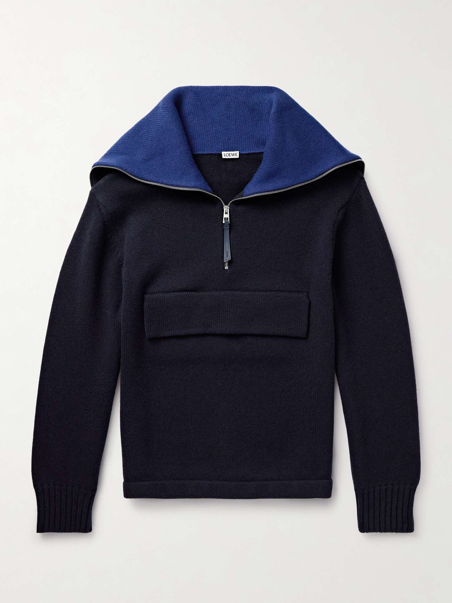 LOEWE Wool Half-Zip Sweater for Men | MR PORTER