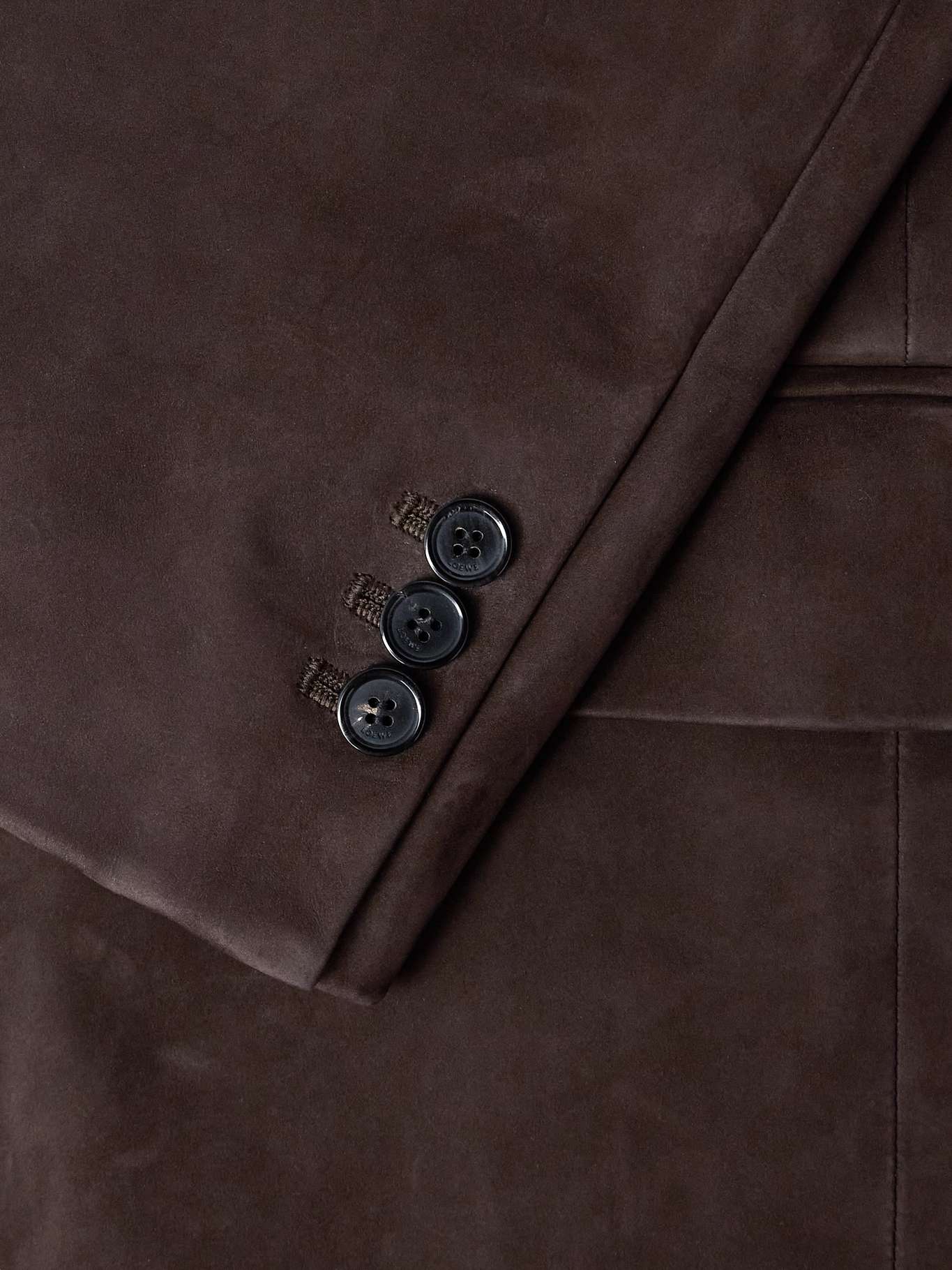 LOEWE Nubuck Suit Jacket for Men | MR PORTER