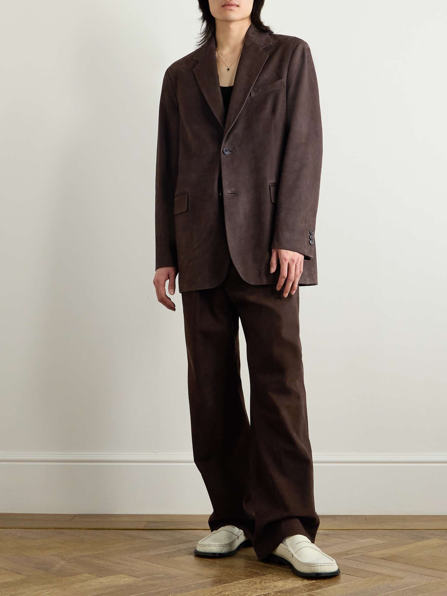 LOEWE Nubuck Suit Jacket for Men | MR PORTER