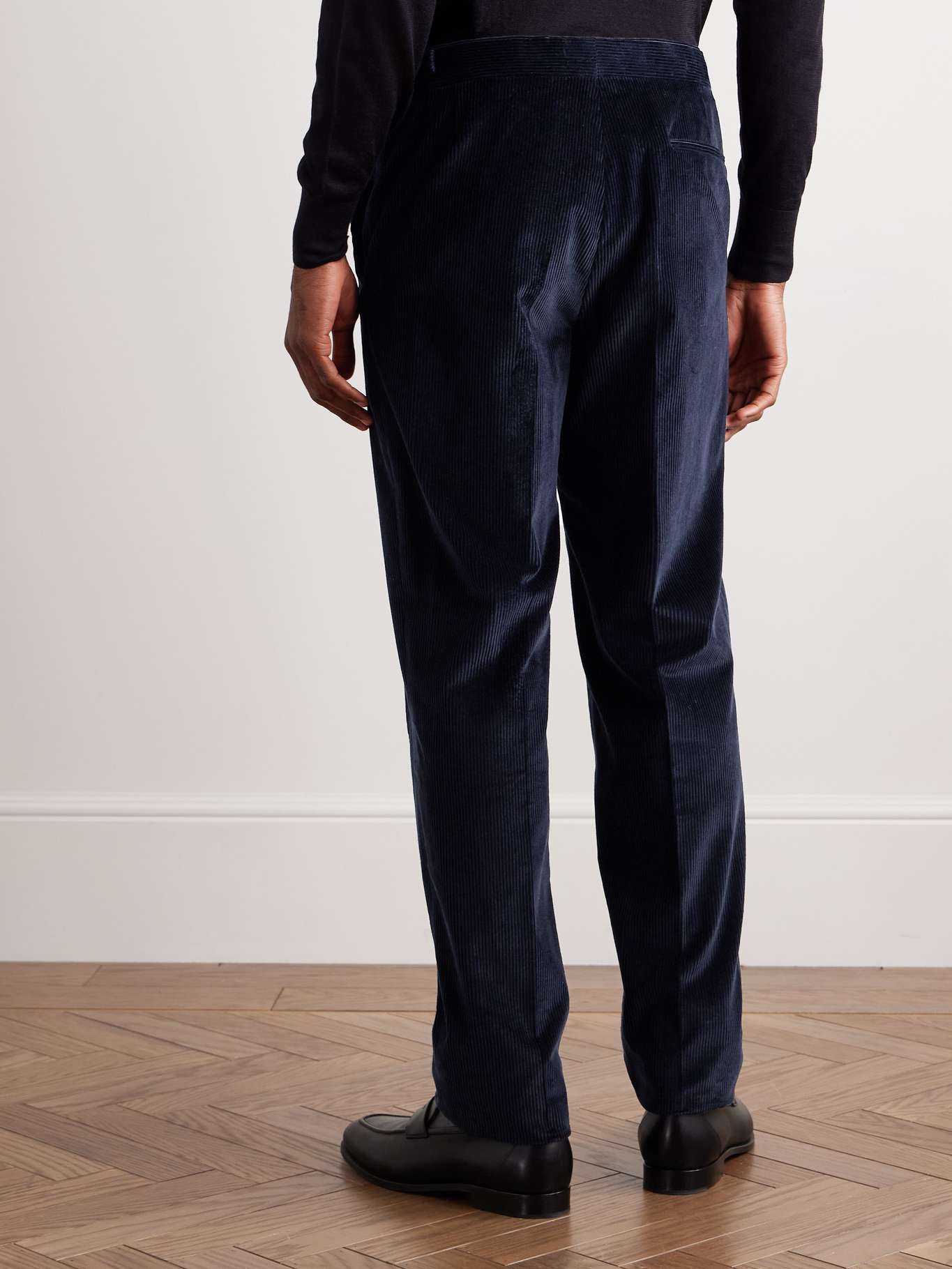 RICHARD JAMES Chapman Slim-Fit Straight-Leg Cotton-Corduroy Suit Trousers for Men | MR PORTER