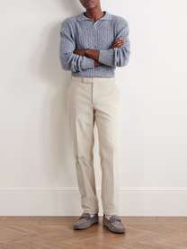 RICHARD JAMES Chapman Slim-Fit Straight-Leg Cotton-Corduroy Suit Trousers for Men | MR PORTER