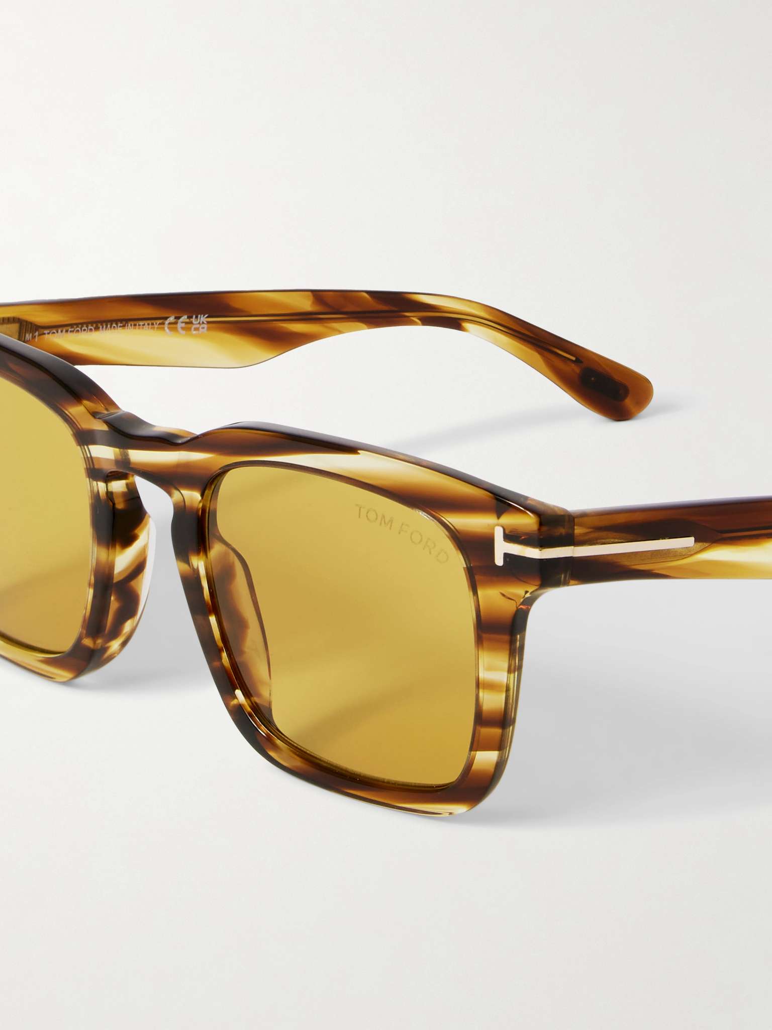 TOM FORD EYEWEAR Dax D-Frame Tortoishell Acetate Sunglasses for Men | MR PORTER