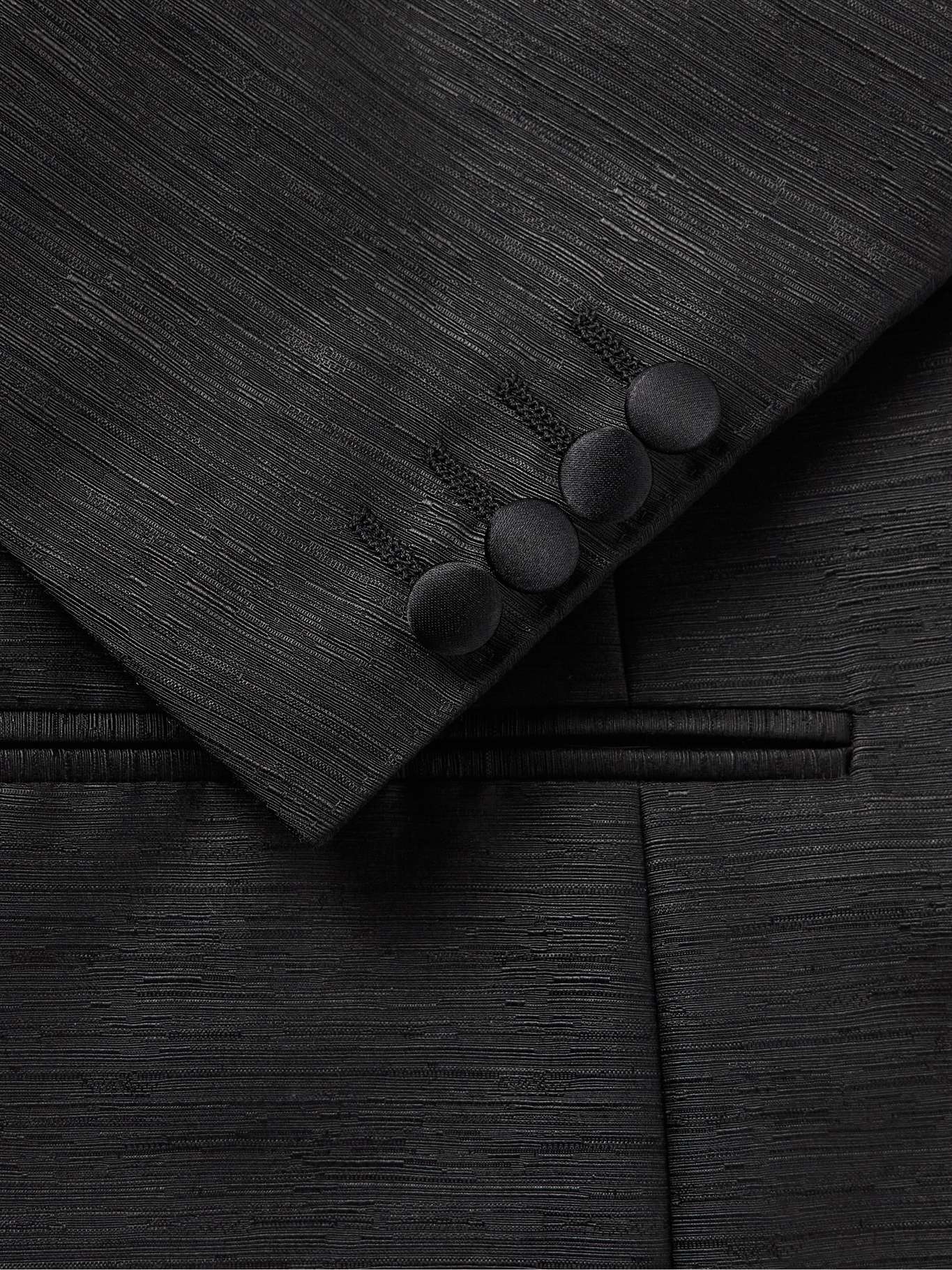 CANALI Slim-Fit Satin-Trimmed Slubbed Wool and Silk-Blend Tuxedo Jacket ...