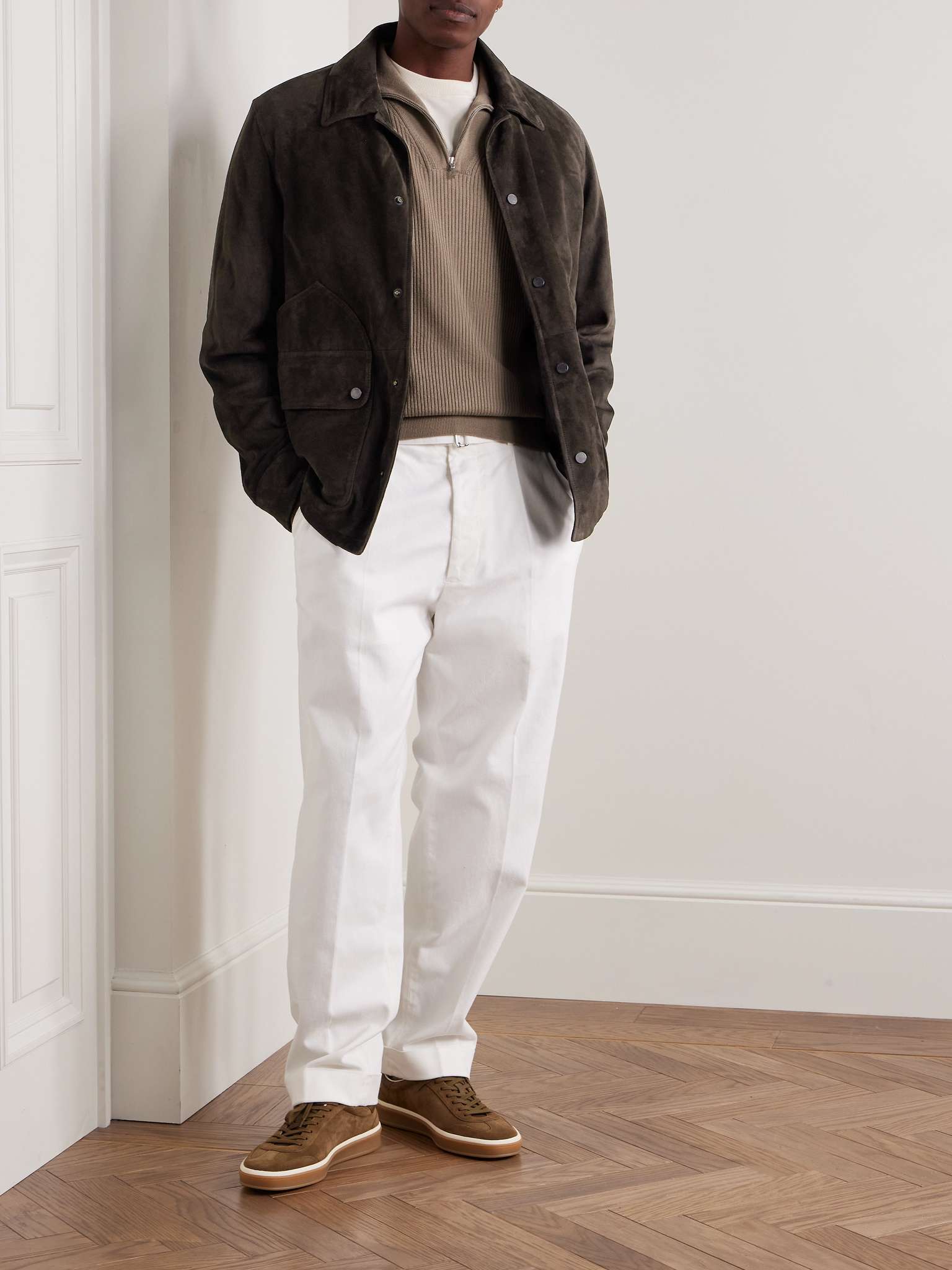 VALSTAR Paul Padded Suede Jacket for Men | MR PORTER