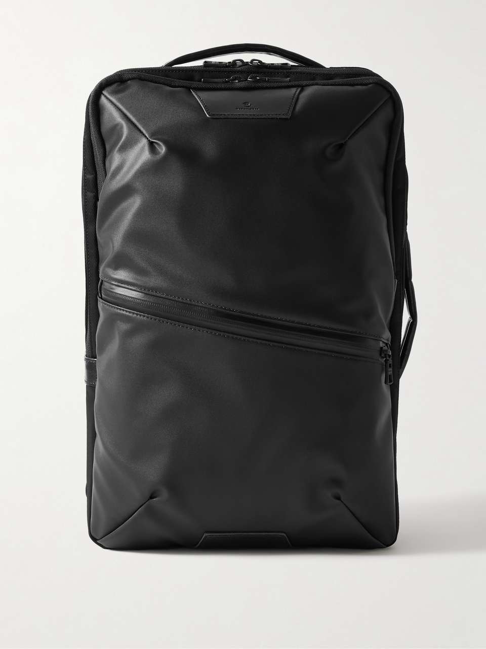 MASTER-PIECE Progress 2WAY Leather-Trimmed Coated-Shell Backpack for Men | MR PORTER
