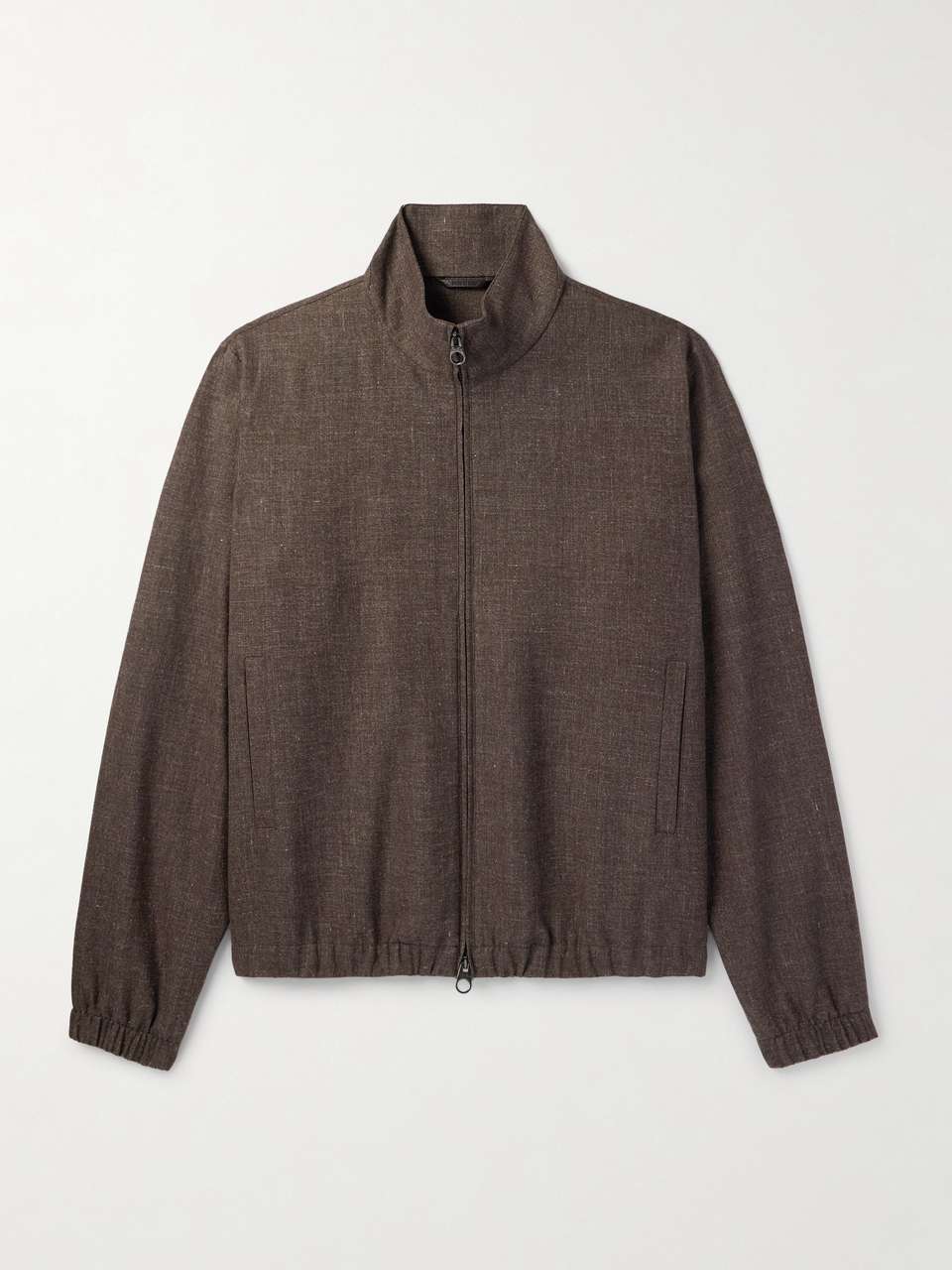 LORO PIANA Linen and Wool-Blend Canvas Bomber Jacket for Men | MR PORTER