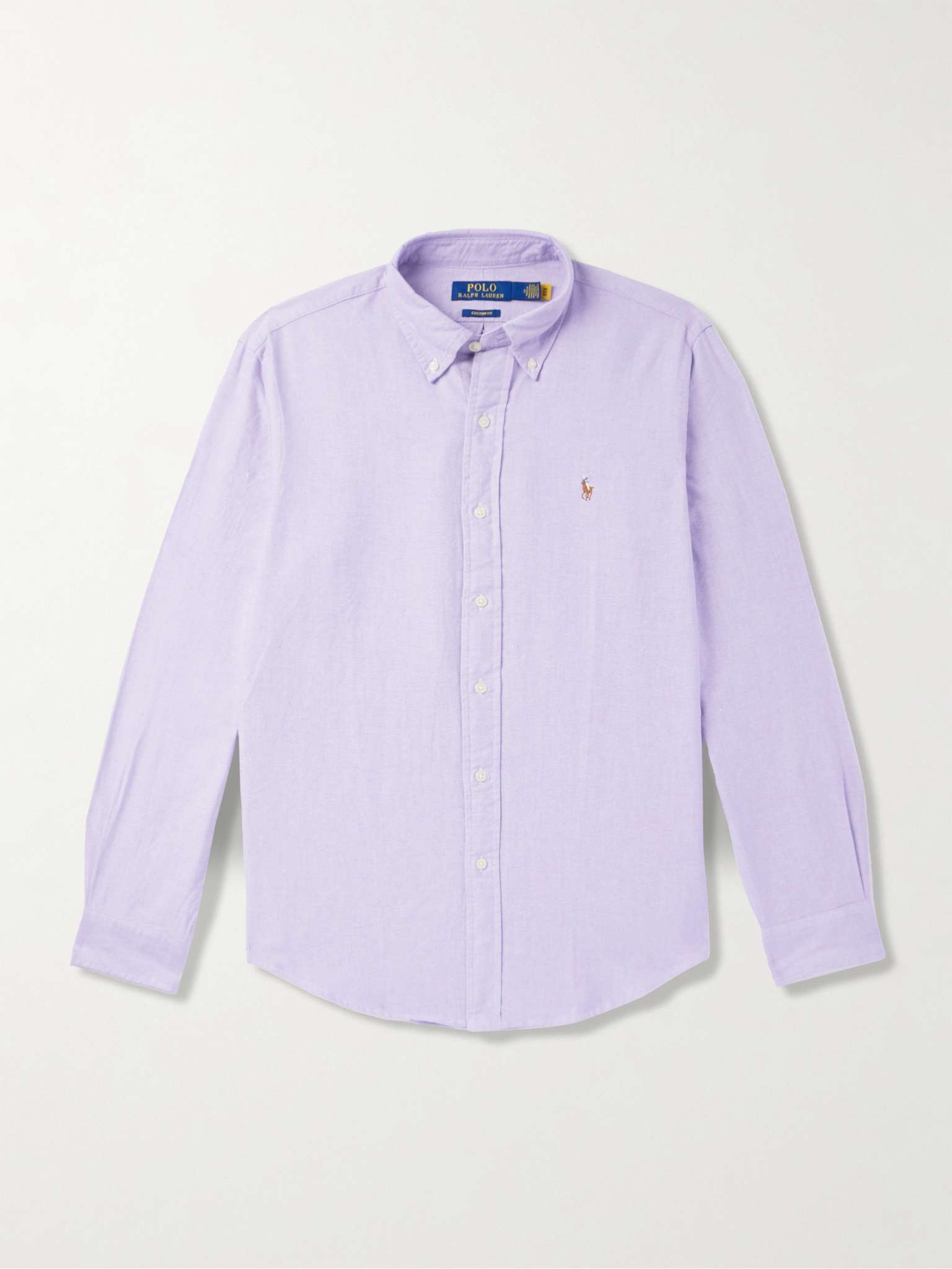 POLO RALPH LAUREN Button-Down Collar Cotton Oxford Shirt for Men | MR ...