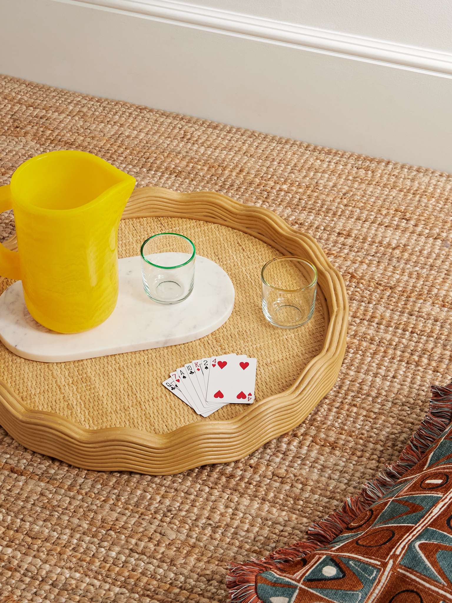 SOHO HOME Pangbourne Rattan Tray for Men | MR PORTER