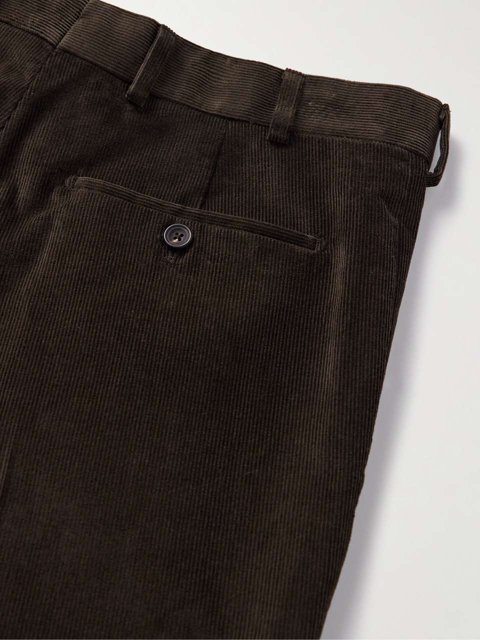 KINGSMAN Slim-Fit Straight-Leg Cotton-Corduroy Suit Trousers for Men | MR PORTER