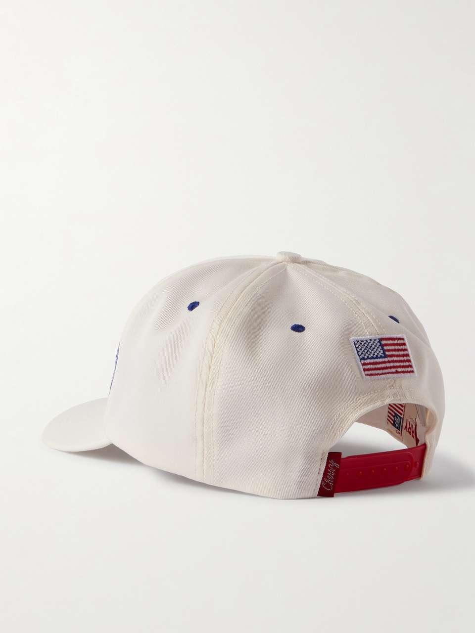 Off-white + Oracle Bull Racing Logo-Print Appliquéd Twill Baseball Cap ...
