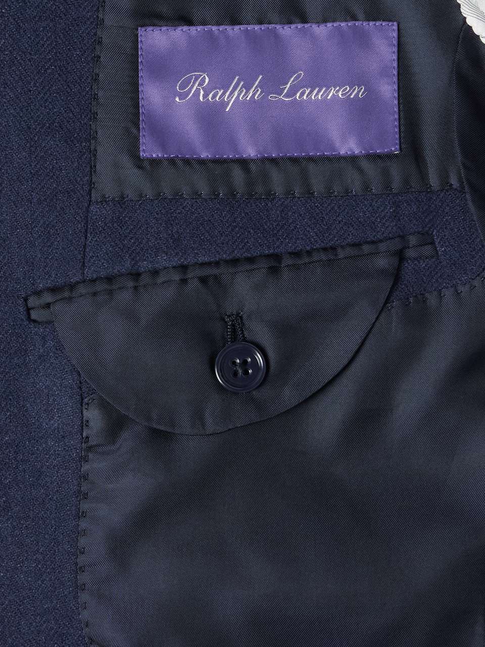 RALPH LAUREN PURPLE LABEL Kent Slim-Fit Herringbone Wool, Silk and ...