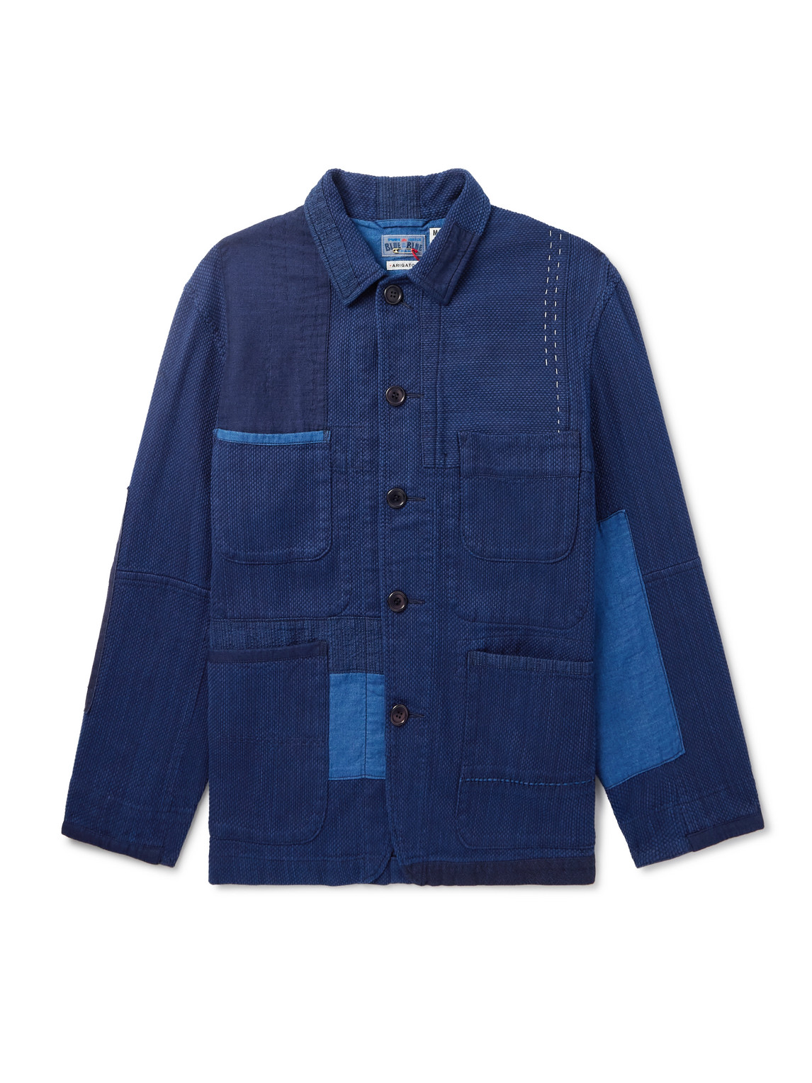 Blue Blue Japan - Sashiko Cotton Jacket - Men - Blue - M於男裝