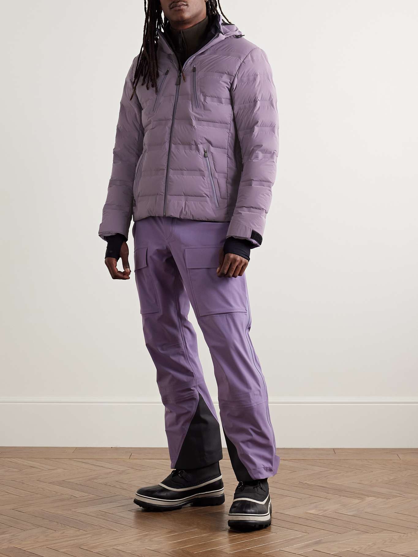 AZTECH MOUNTAIN Nuke Suit Quilted Hooded Down Ski Jacket for Men | MR ...