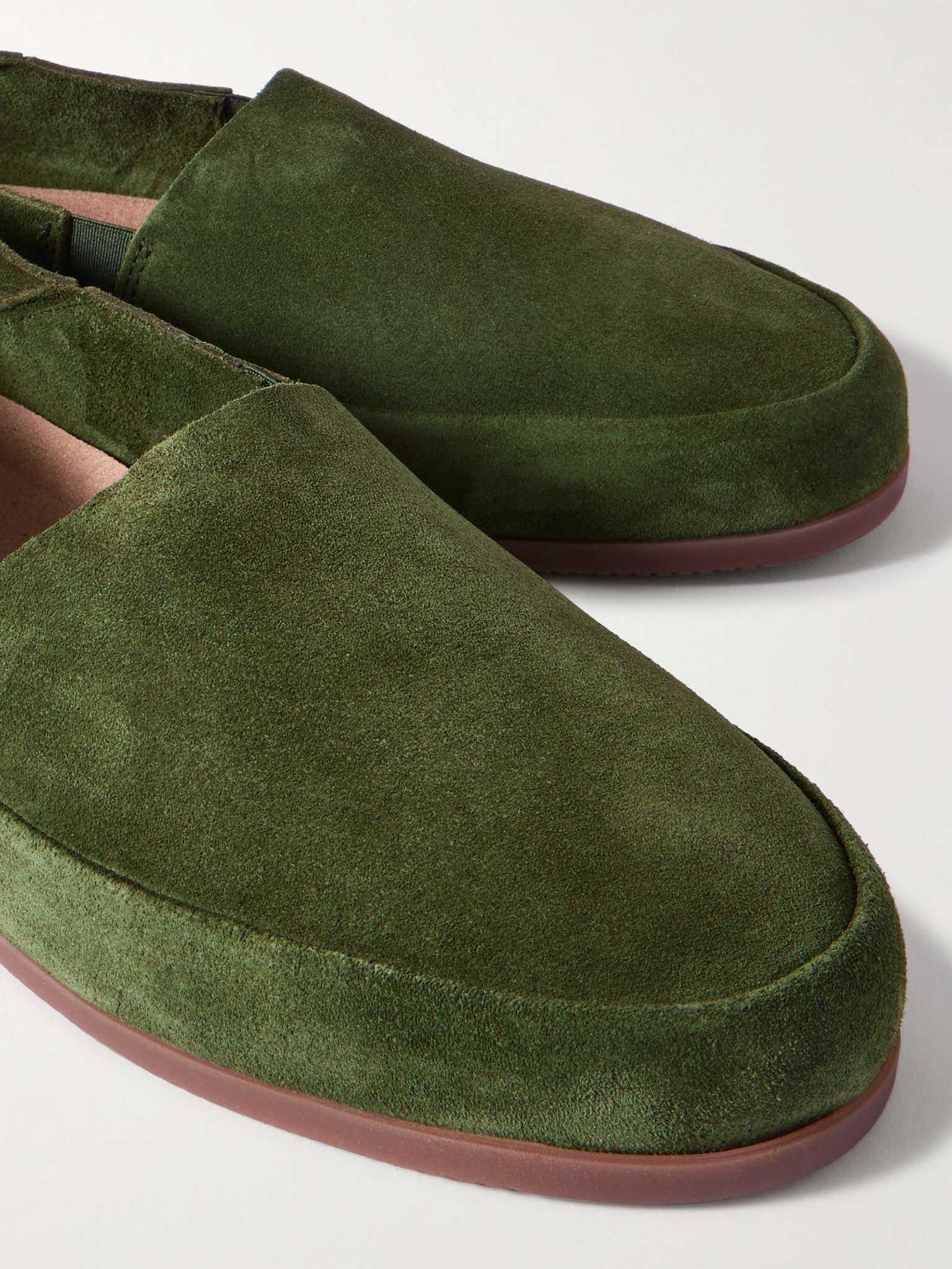 MULO Collapsible-Heel Suede Loafers for Men | MR PORTER