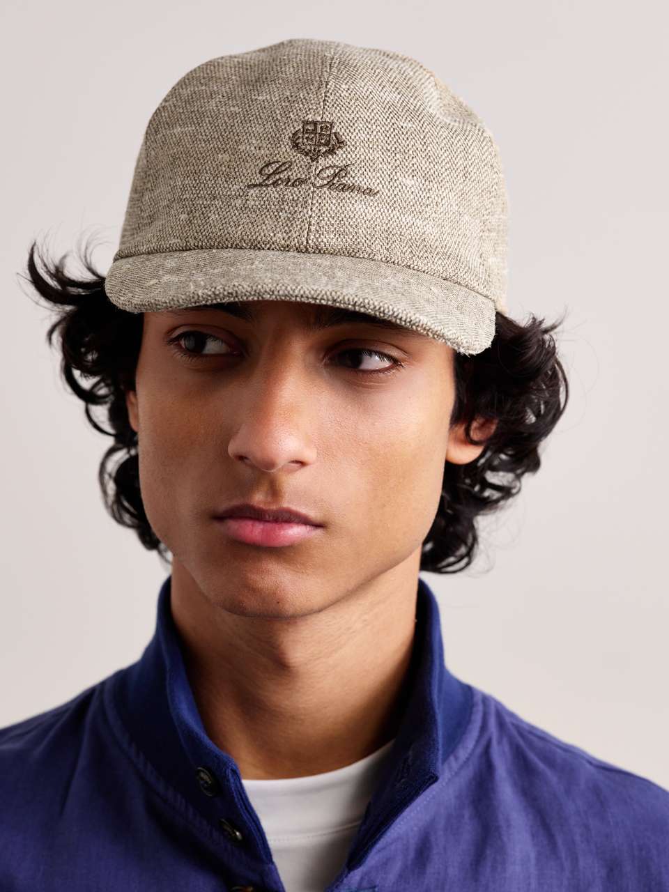 LORO PIANA Logo-Embroidered Rain System® Linen and Silk-Blend Tweed ...