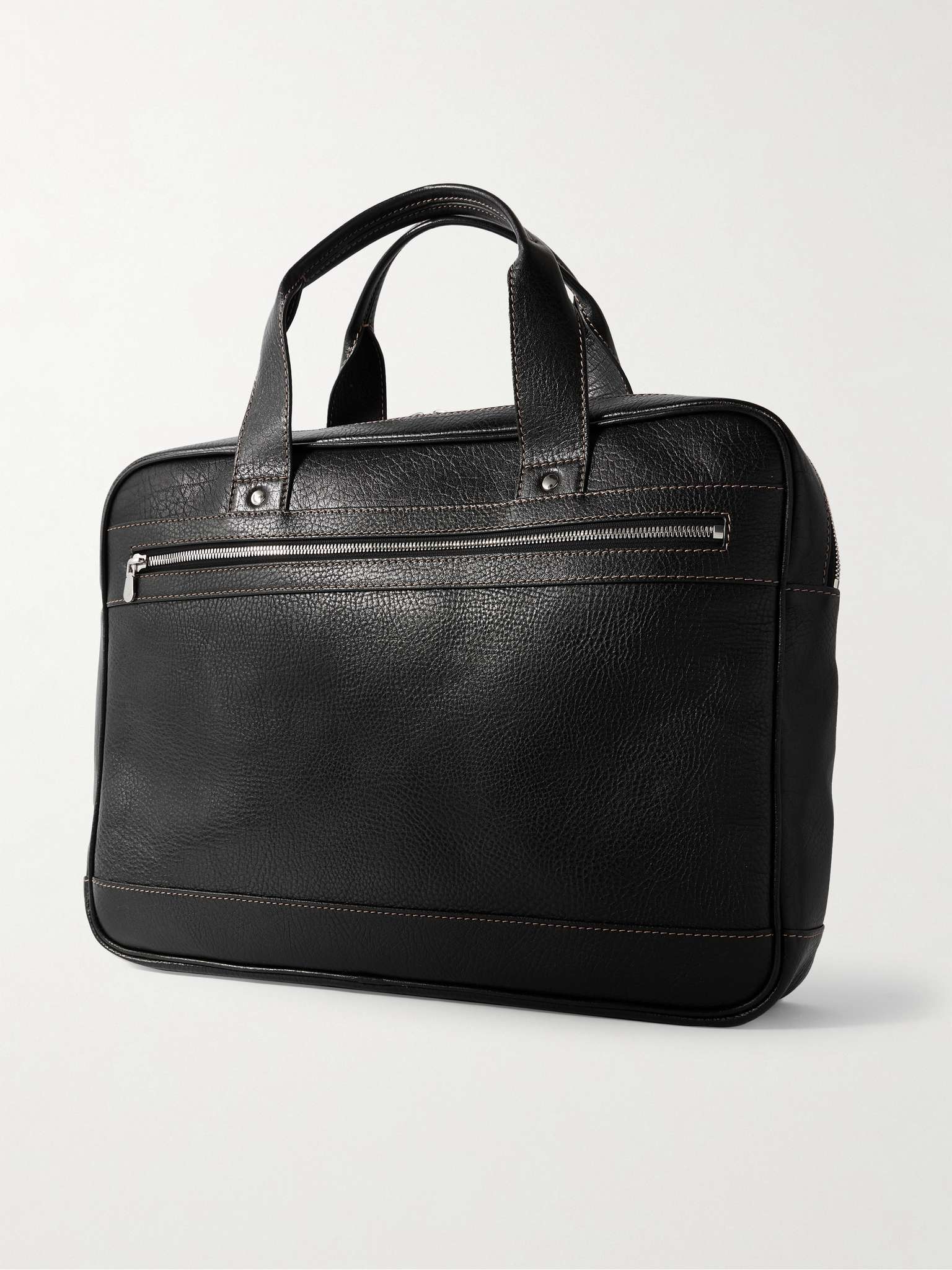 BRUNELLO CUCINELLI Textured-Leather Briefcase for Men | MR PORTER