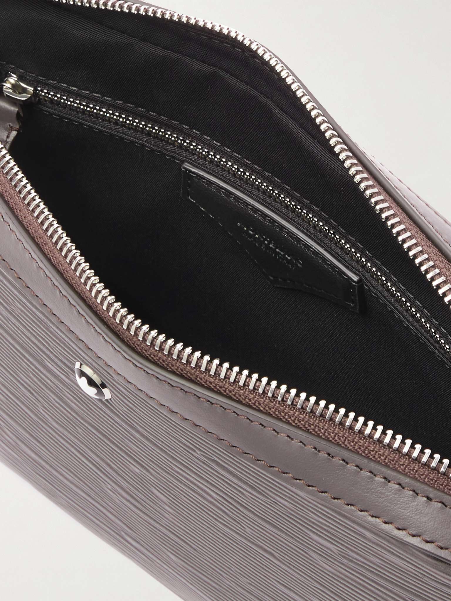 MONTBLANC Meisterstück 4810 Mini Textured-Leather Messenger Bag for Men ...