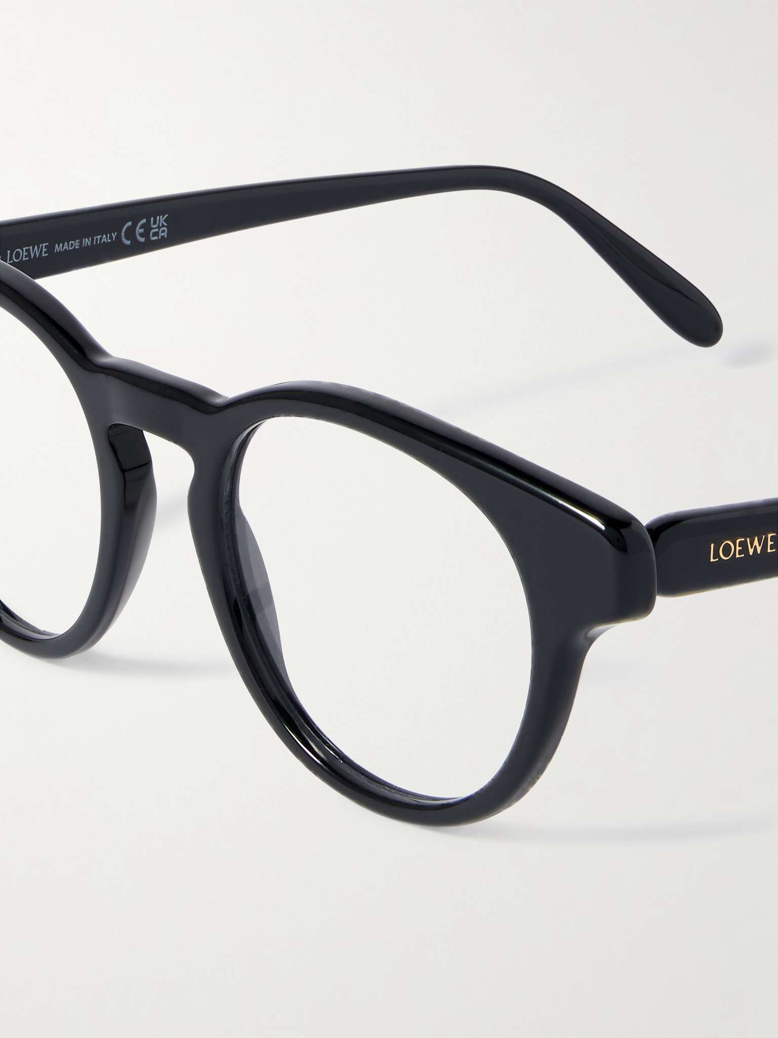 LOEWE EYEWEAR Round-Frame Acetate Optical Glasses for Men | MR PORTER