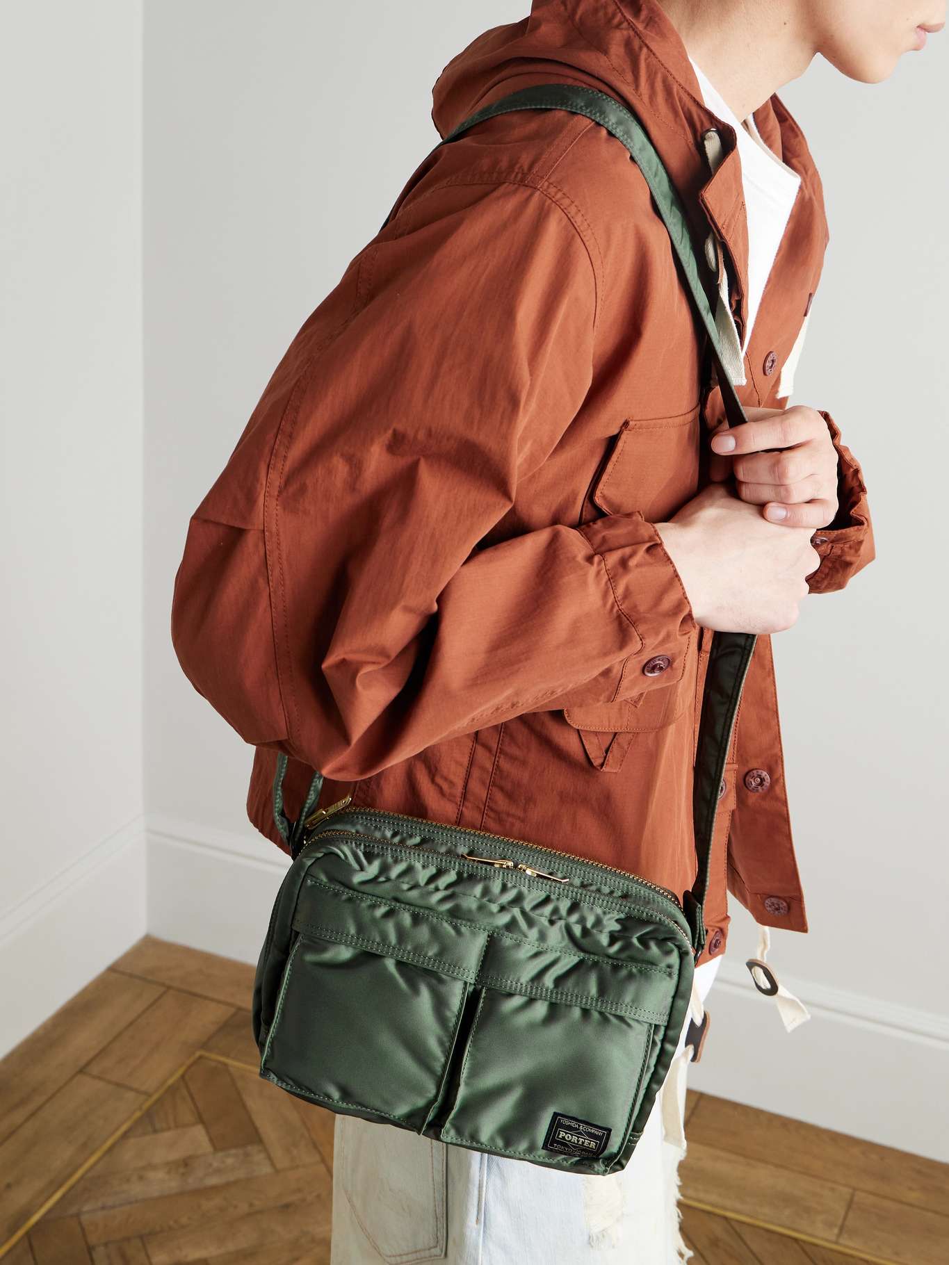 PORTER-YOSHIDA & CO Tanker Sling Nylon-Twill Messenger Bag for Men | MR ...