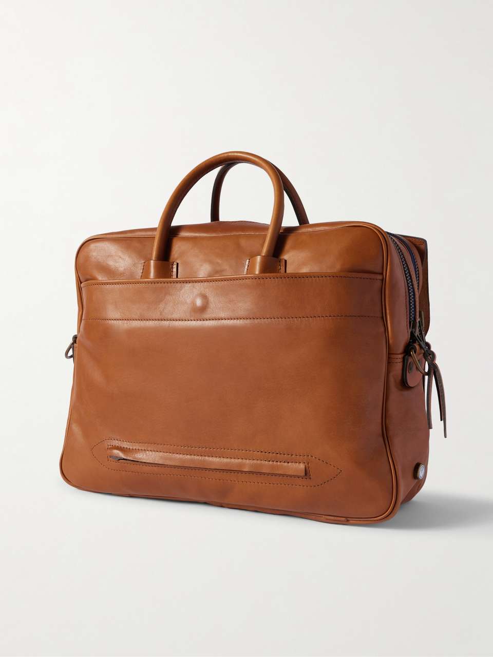 BLEU DE CHAUFFE Zeppo Leather Briefcase for Men | MR PORTER
