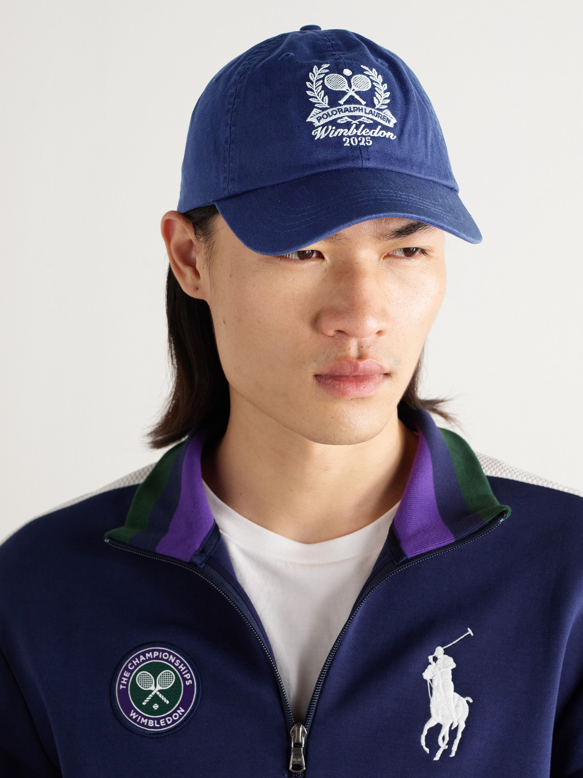 Polo Ralph Lauren - Wimbledon Logo-Embroidered Cotton-Twill Baseball ...