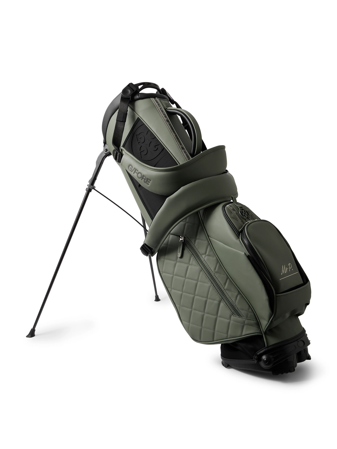 Mr P. - G/FORE Golf Daytona Logo-Embroidered Caddie Bag - Men - Green ...