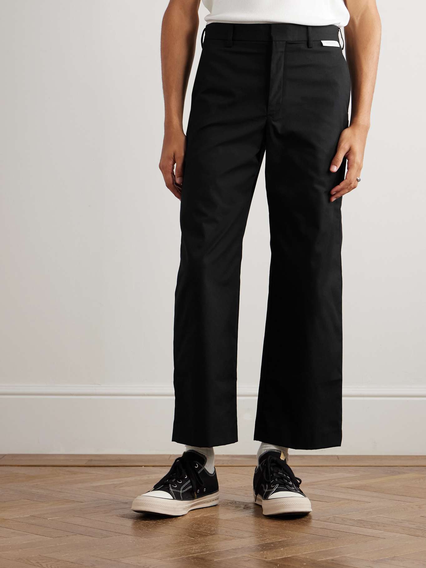 WTAPS® Straight-Leg Cropped Canvas Trousers for Men | MR PORTER