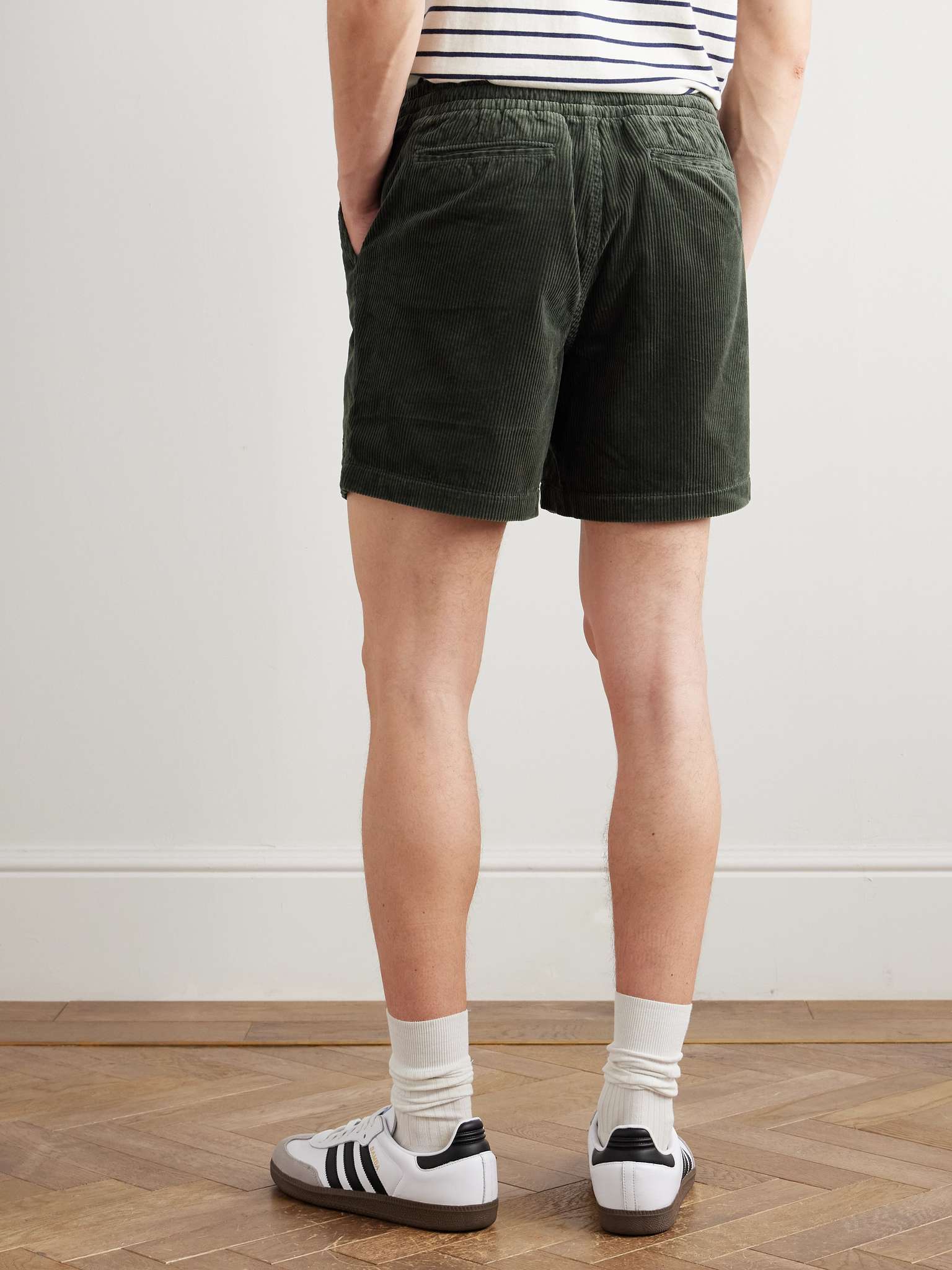 POLO RALPH LAUREN Straight-Leg Cotton-Corduroy Drawstring Shorts for ...