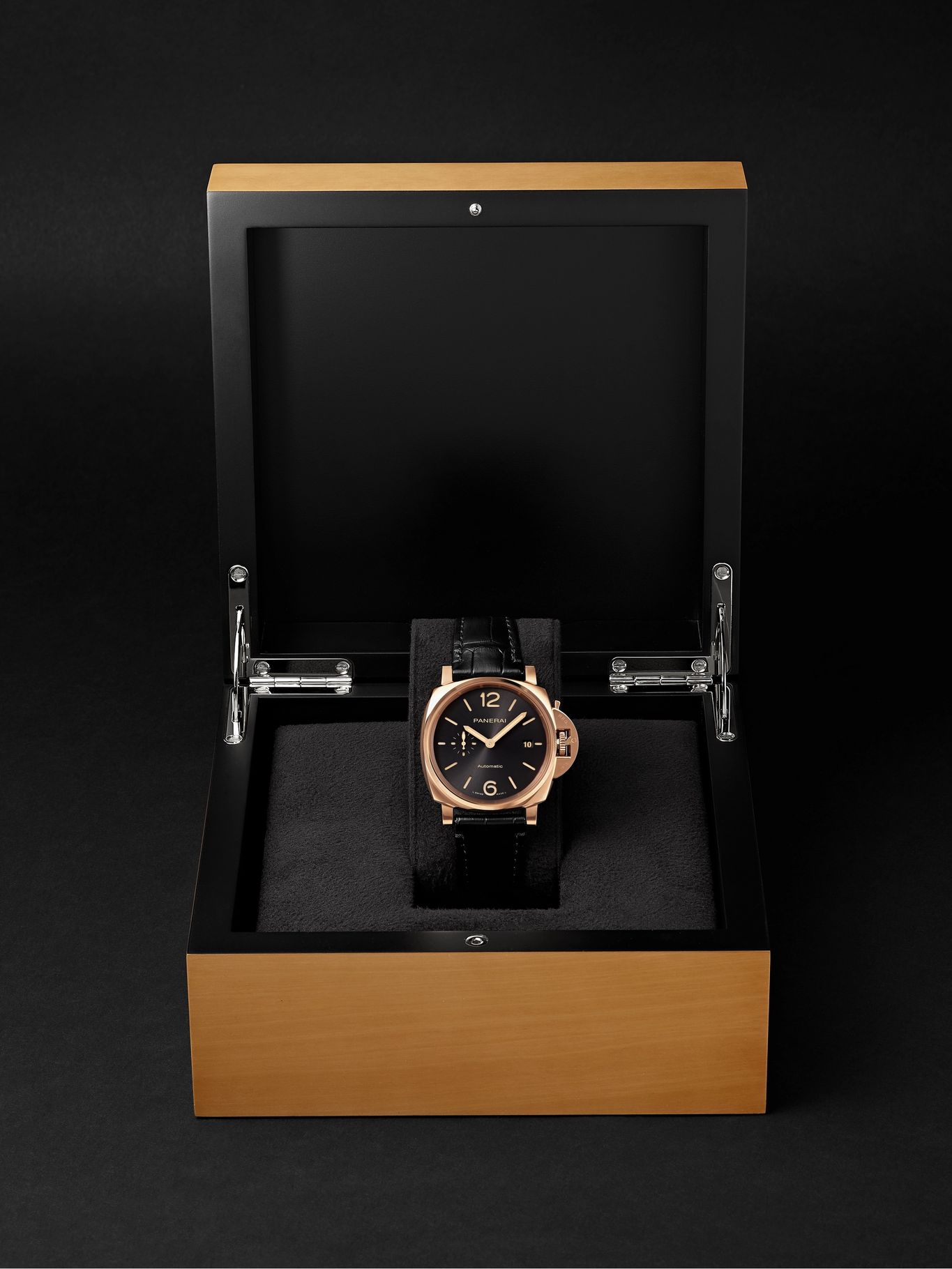 PANERAI Luminor Due Automatic 42mm Goldtech and Alligator Watch, Ref ...