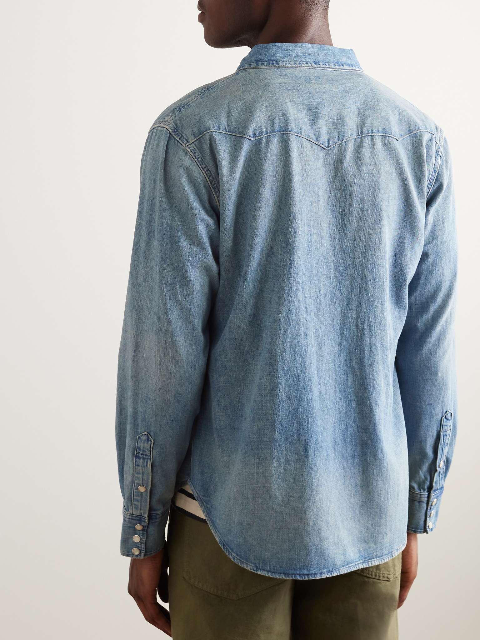 POLO RALPH LAUREN Denim Western Shirt for Men | MR PORTER